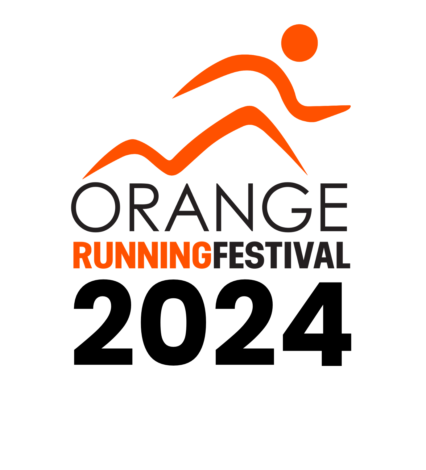 Stacked Orf Logo 2024 Orange Running Festival
